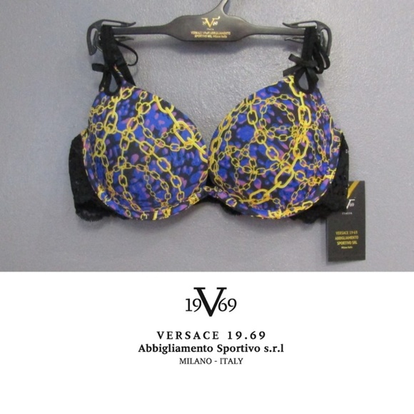 Versace 1969 | Intimates & Sleepwear | New Versace 969 Push Up Plunge ...